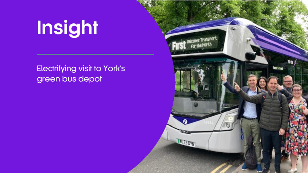 Electrifying Visit to York's Green Bus Depot - Transport for the North ...